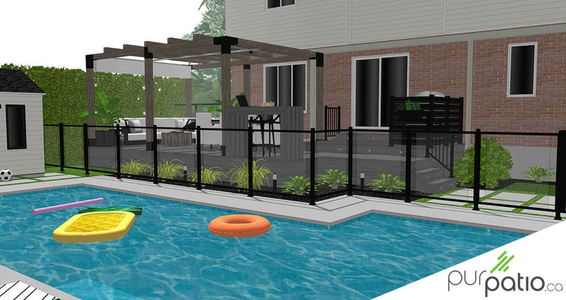 Design de patio 3D | Nos réalisations | Pur Patio – PurPatio.ca