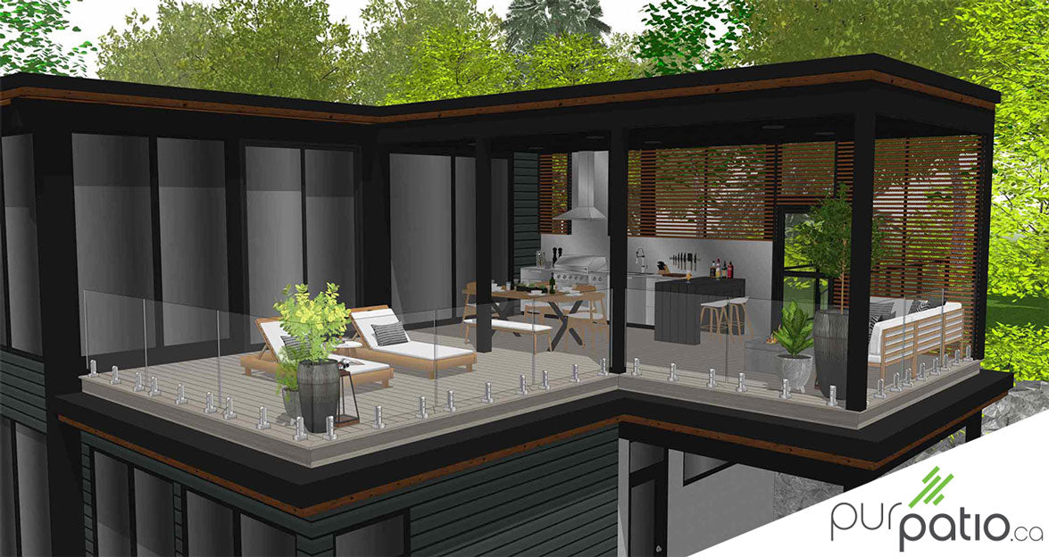 Terrasse moderne Mont-Tremblant – PurPatio.ca