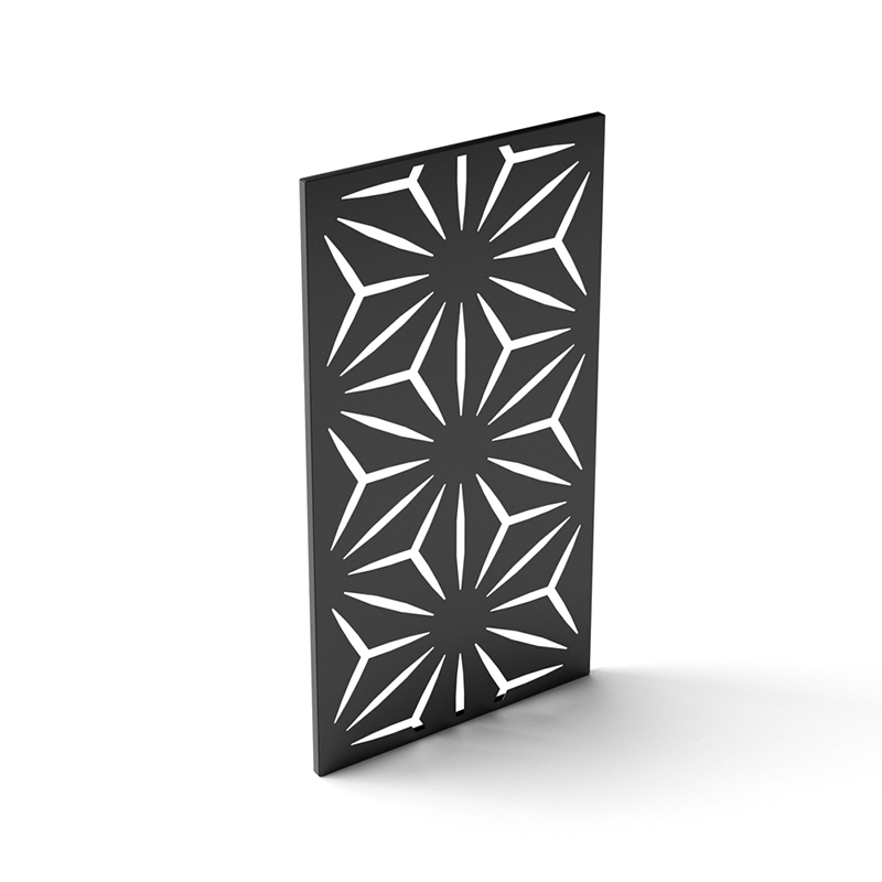 Veradek - STAR privacy screen - black single panel | PurPatio.ca